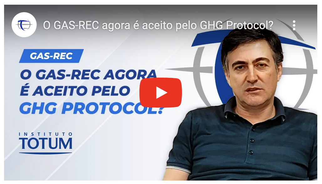 O GAS-REC é aceito pela GHG Protocol? - Instituto Totum